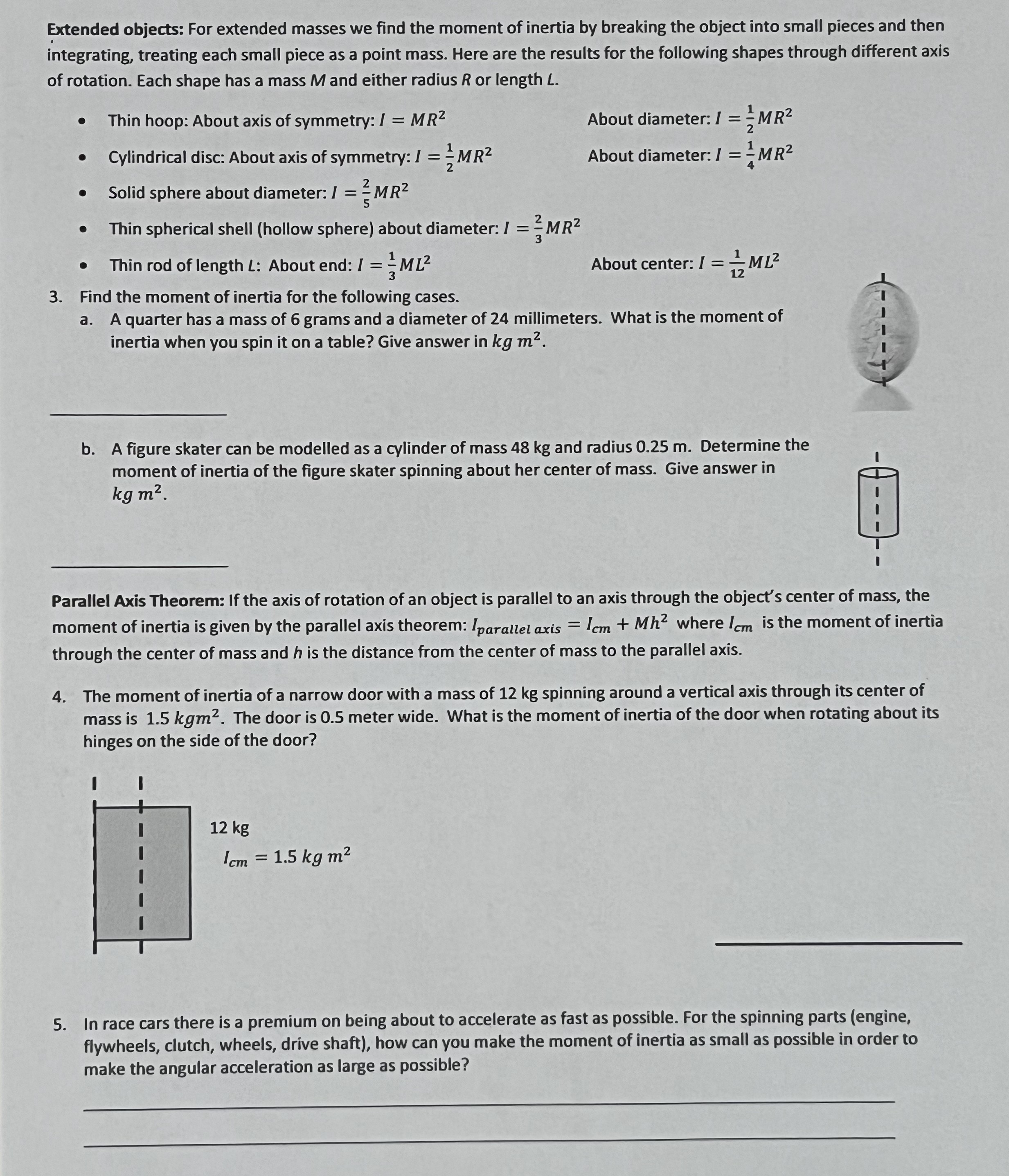 Solved Extended objects: For extended masses we find the | Chegg.com