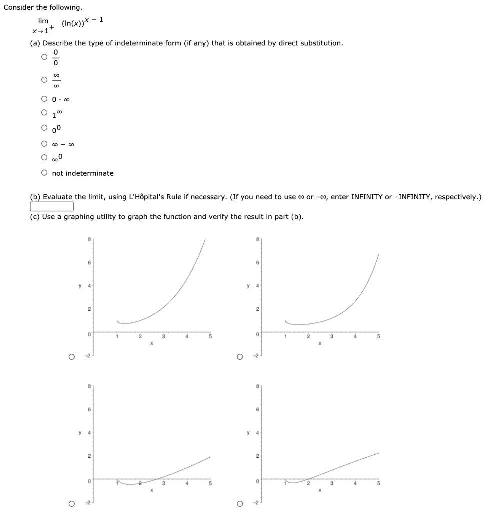 Solved Consider the following. (a) Describe the type of | Chegg.com