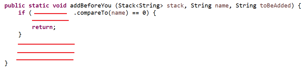 Solved Fill in blank with a Recursive algorithm that insert | Chegg.com