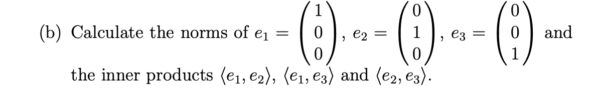 Solved Let A=⎝⎛211120101⎠⎞ (a) For any u,v∈R3, define | Chegg.com