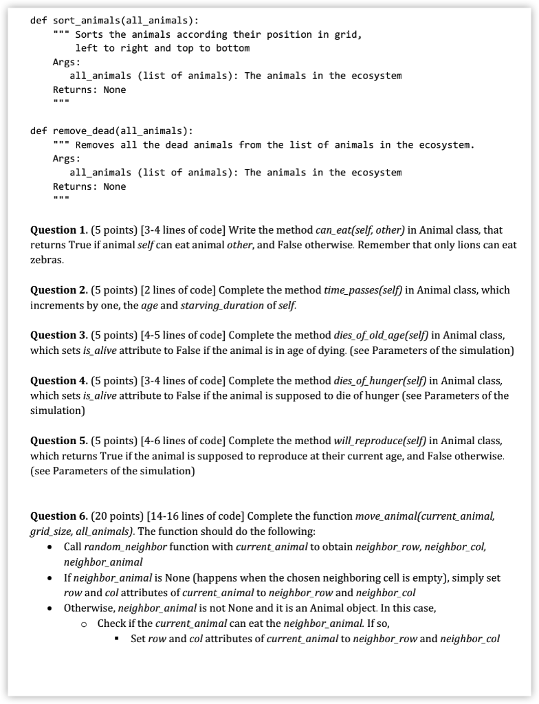 Solved In this assignment, you will write a Python program | Chegg.com