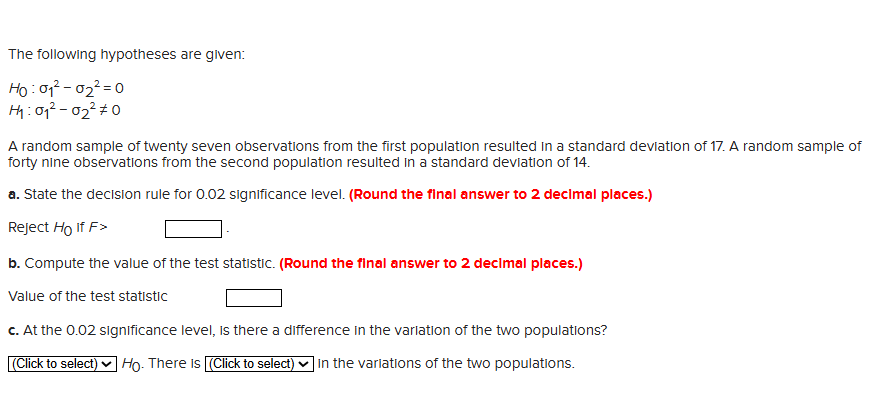 Solved The following hypotheses are | Chegg.com