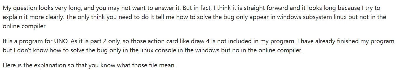 Solved Why my C program (not c++ ) works normally on online | Chegg.com
