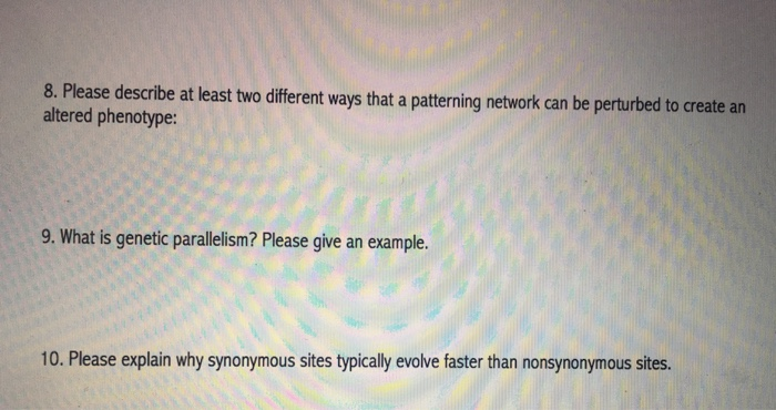 Solved 8. Please describe at least two different ways that a | Chegg.com