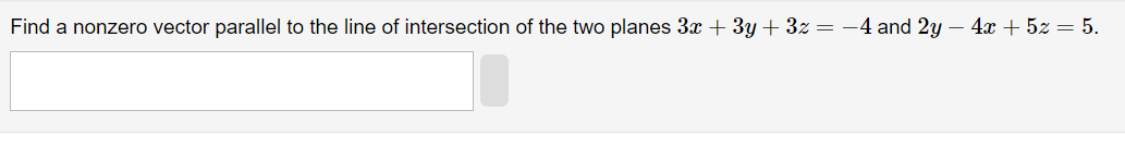 Solved Find a nonzero vector parallel to the line of | Chegg.com