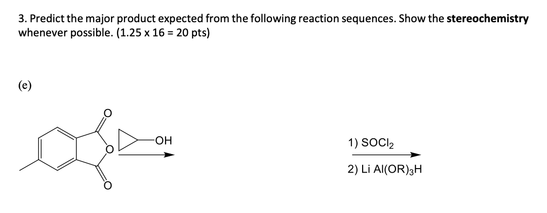 Solved Predict the major product expected from the following | Chegg.com