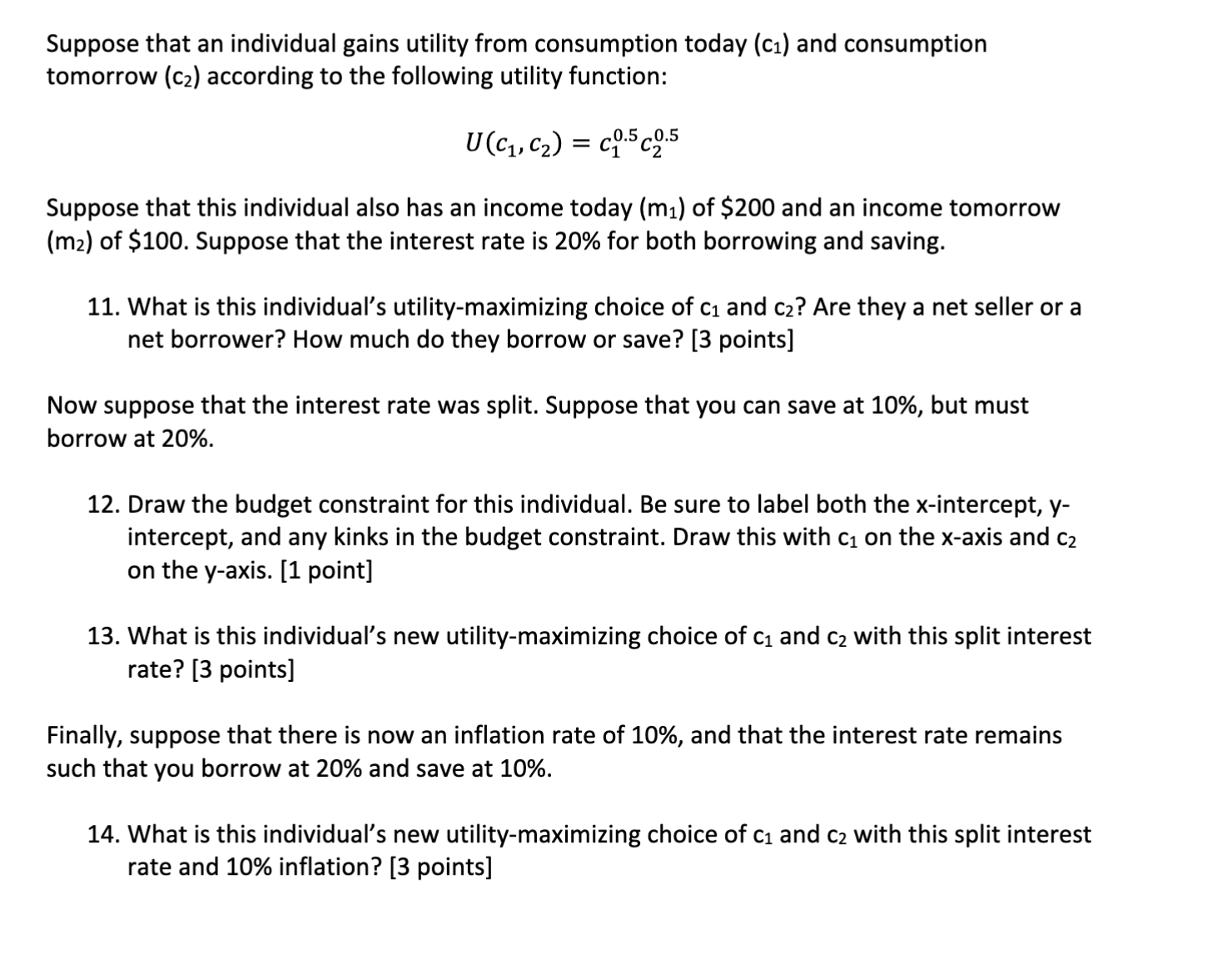 Solved Suppose that an individual gains utility from | Chegg.com