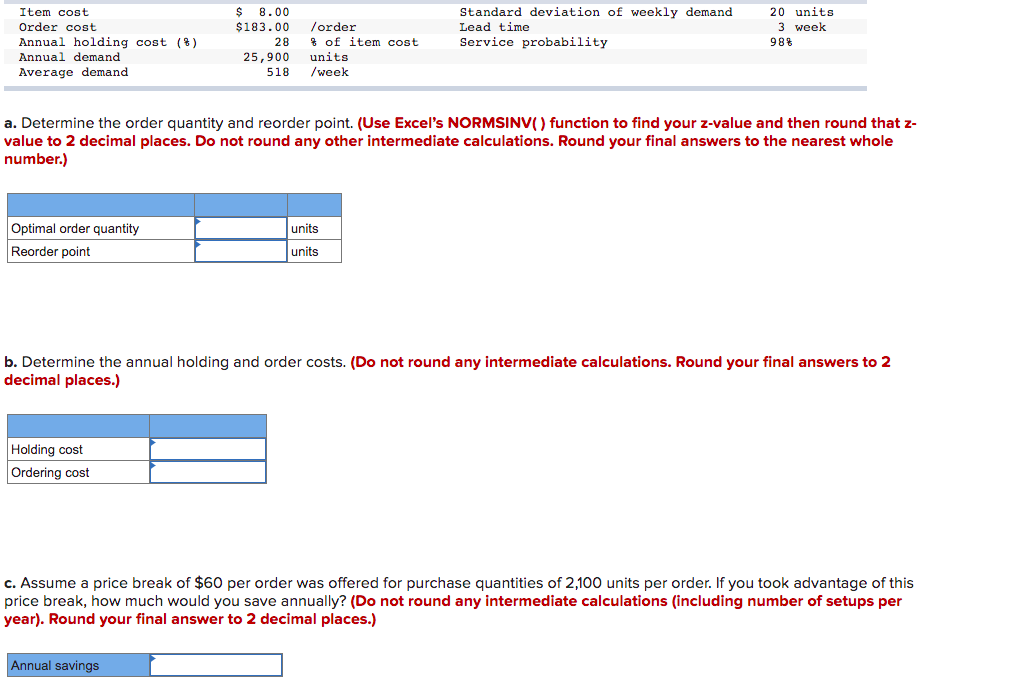 Solved Given the following information, formulate an | Chegg.com
