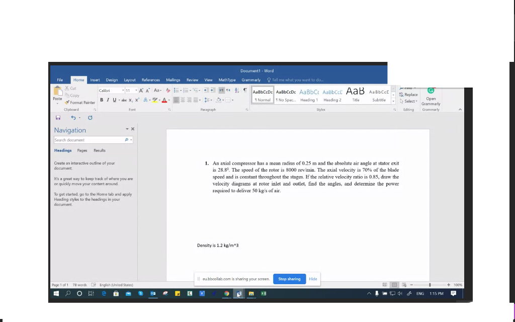 Solved Document 1 - Word File Home Insert Design Layout | Chegg.com