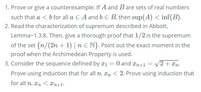 Solved 1. Prove or give a counterexample: If A and B are | Chegg.com