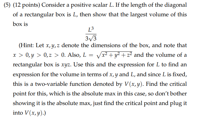 Solved (4) (12 points) Find the absolute max and absolute | Chegg.com