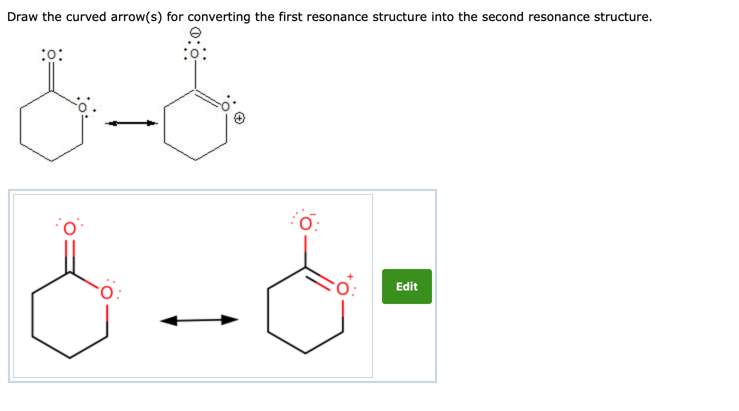 Solved Draw the curved arrow(s) for converting the first | Chegg.com