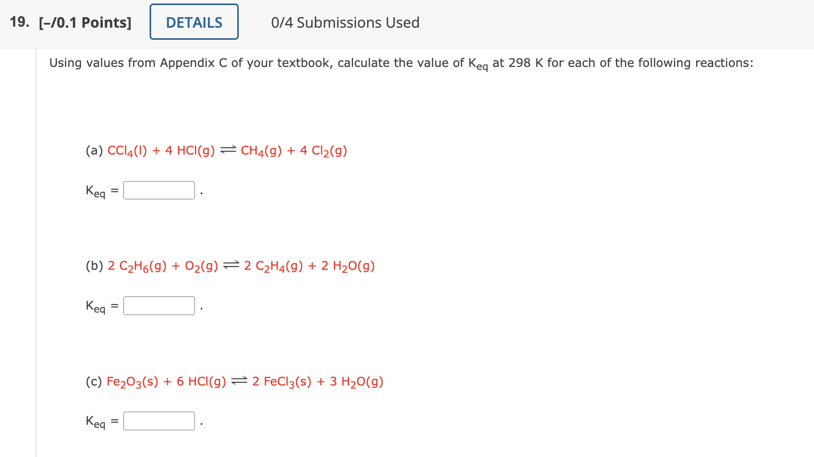 Solved -/0.1 Points] 0/4 Submissions Used Using values from | Chegg.com