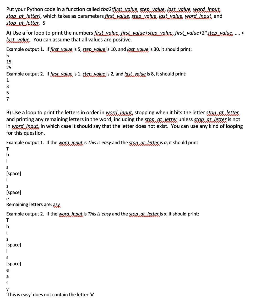 Solved stop at letter), which takes as parameters first | Chegg.com