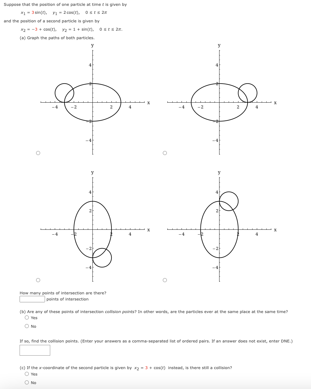  Solved How Many Points Of Intersection Are There Point