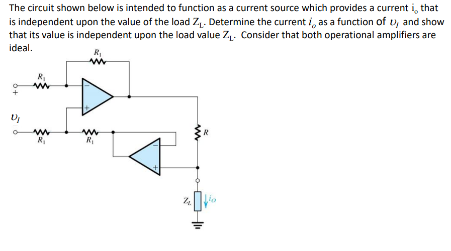 Solved The circuit shown below is intended to function as a | Chegg.com