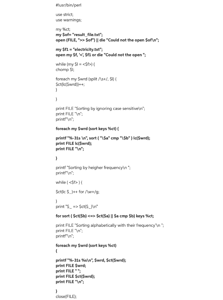Solved #!usr/bin/perl use strict; use warnings; my %ct; my | Chegg.com