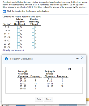 Solved Construct one table that includes relative | Chegg.com