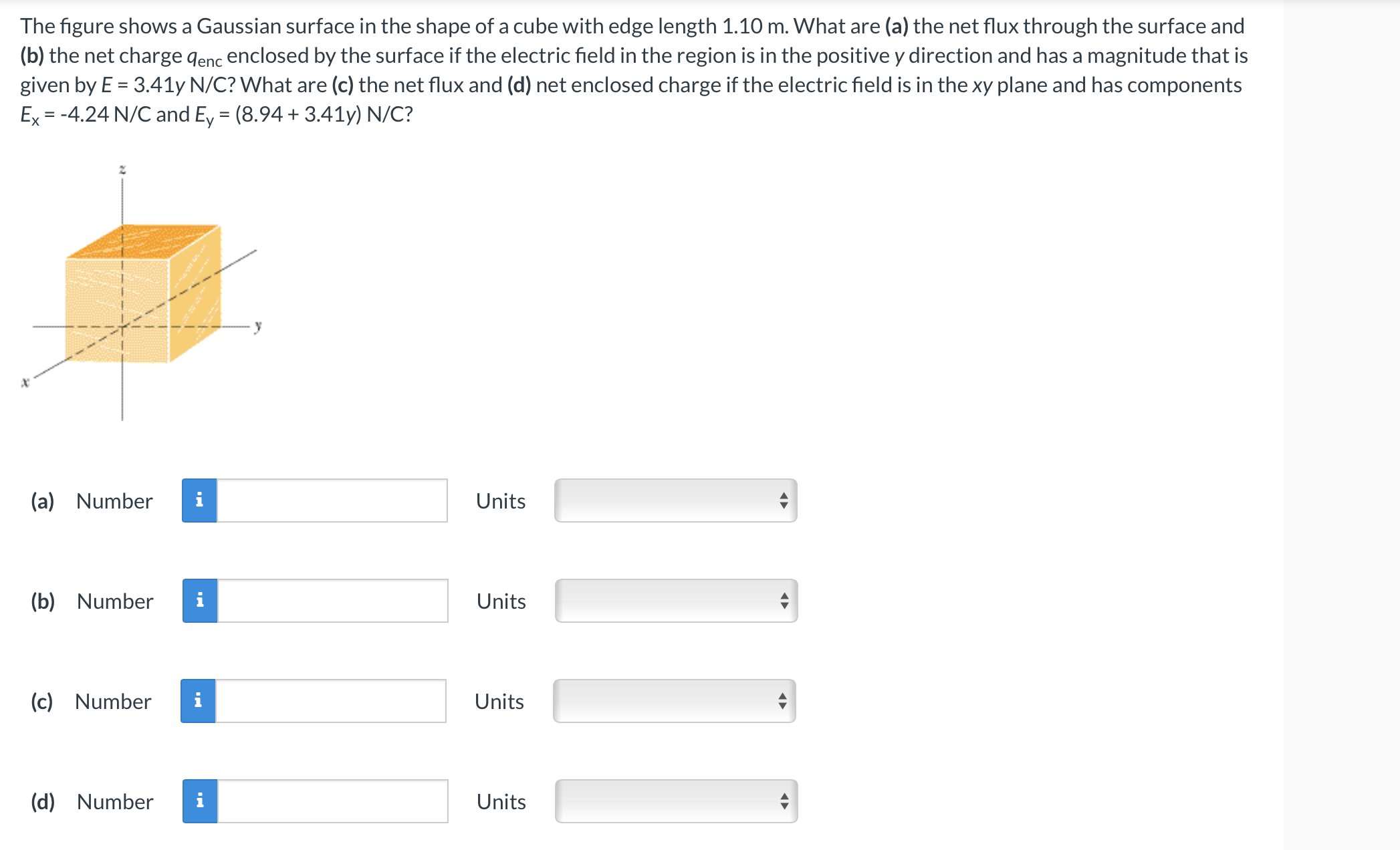 Solved The figure shows a Gaussian surface in the shape of a | Chegg.com