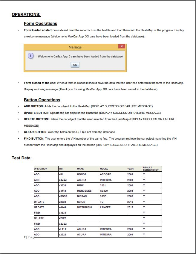 Solved OPERATIONS Form Operations .Form loaded at start: You | Chegg.com