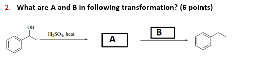 Solved 2. What are A and B in following transformation? (6 | Chegg.com