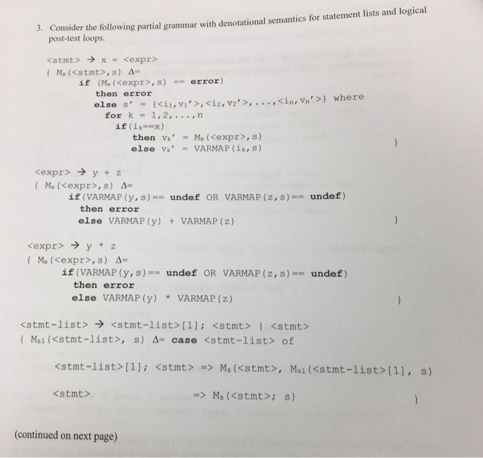 Solved logical . Consider the following partial grammar with | Chegg.com