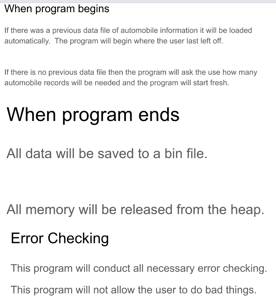 Solved Write in C language please Program Specifications You | Chegg.com