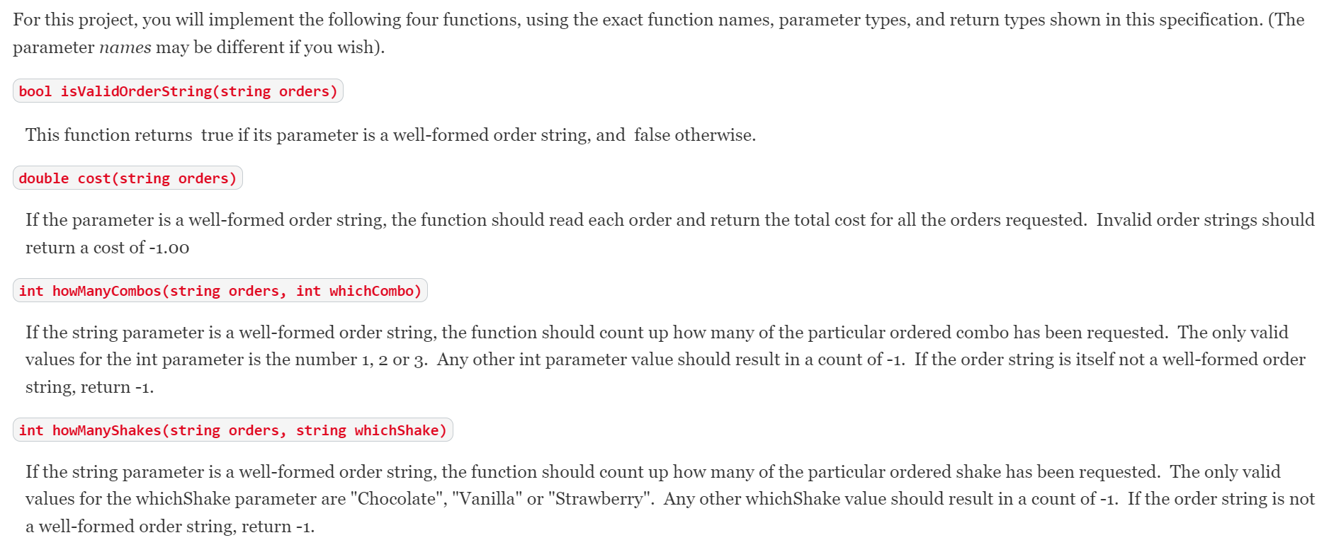 Solved For This Project You Will Implement The Following 