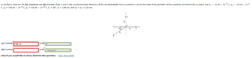Solved In the figure what are the (a) magnitude and (b) | Chegg.com