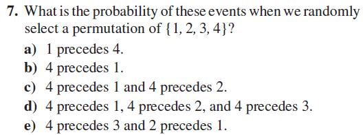 Solved 7. What is the probability of these events when we | Chegg.com