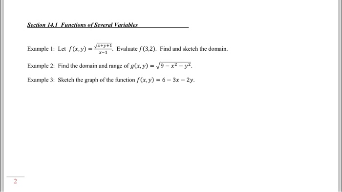 Solved Functions of several variables | Chegg.com