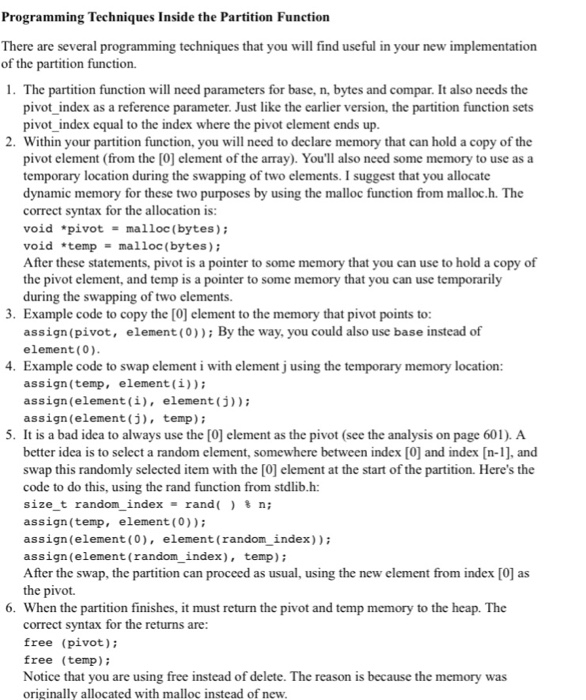 Solved There are several programming techniques that you | Chegg.com