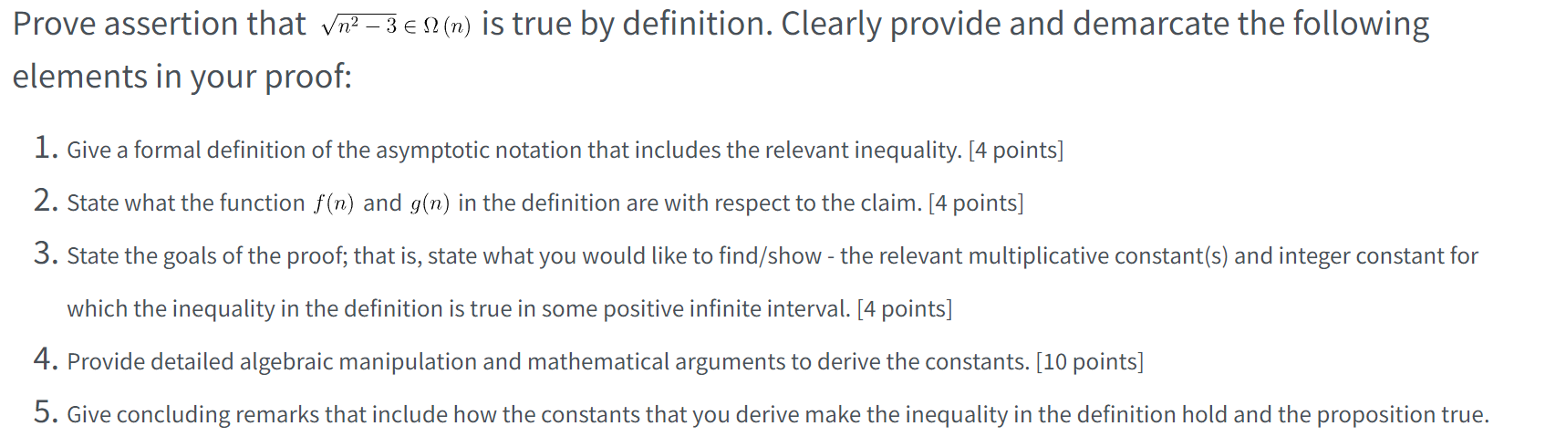 Solved Can you help me answer this question and prove the | Chegg.com