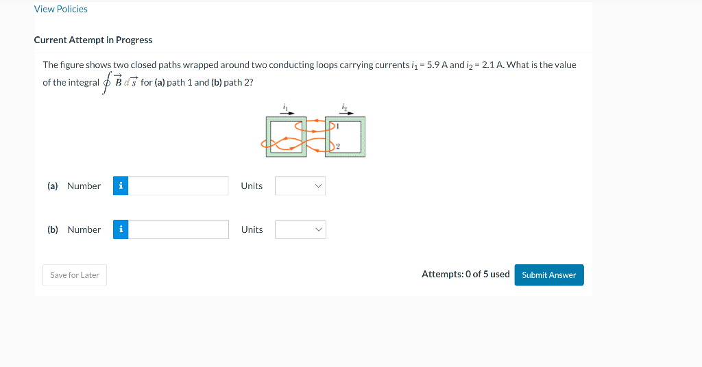 Solved The figure shows two closed paths wrapped around two | Chegg.com