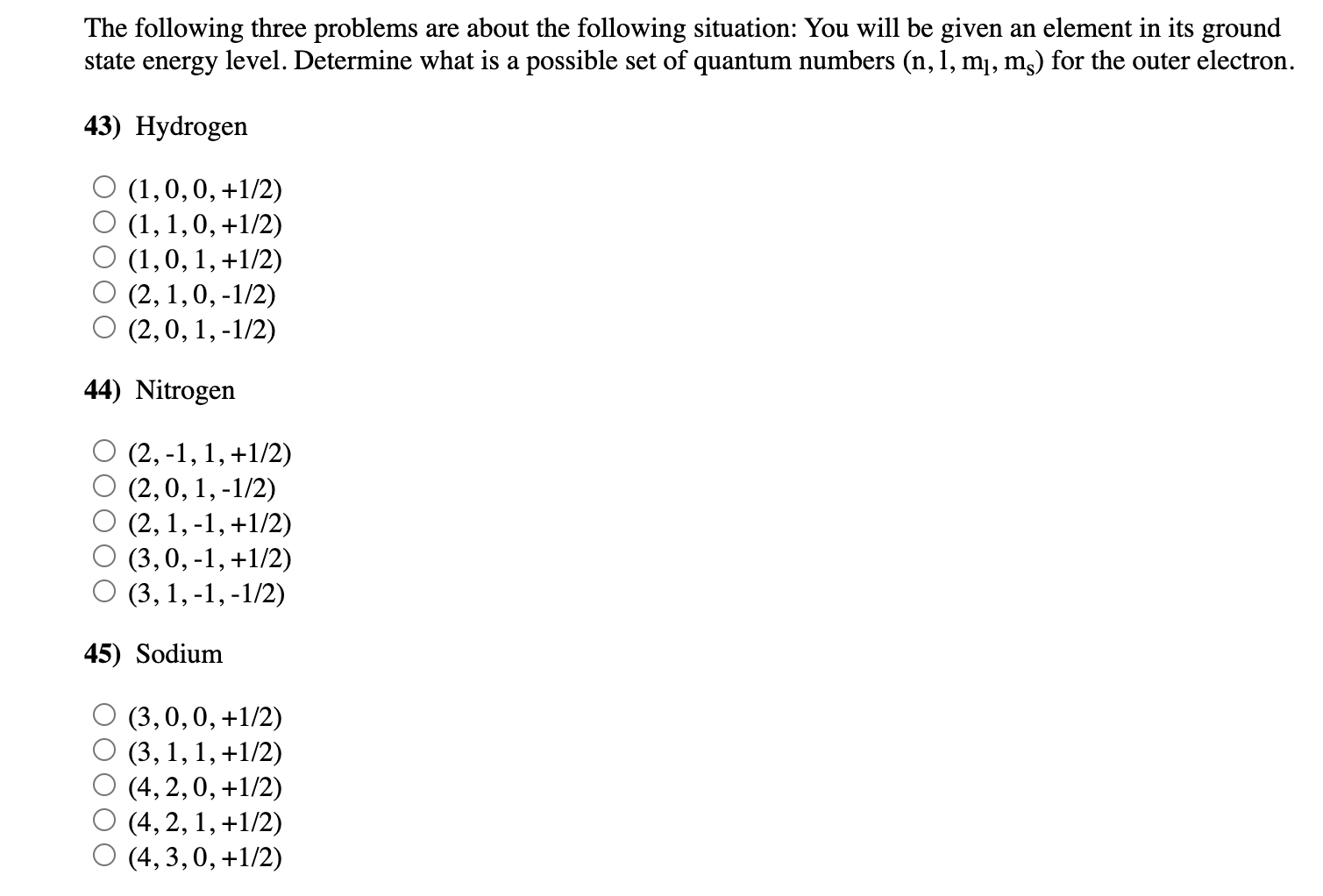 Solved The following three problems are about the following | Chegg.com