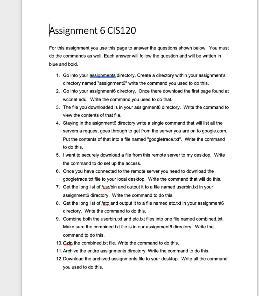 Solved Assignment 6 CIS120 For this assignment you use this | Chegg.com