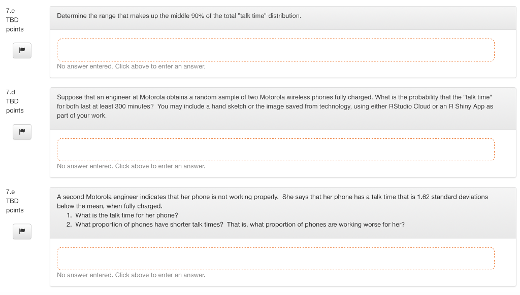 Solved Suppose the total "talk time" for a fully charged | Chegg.com
