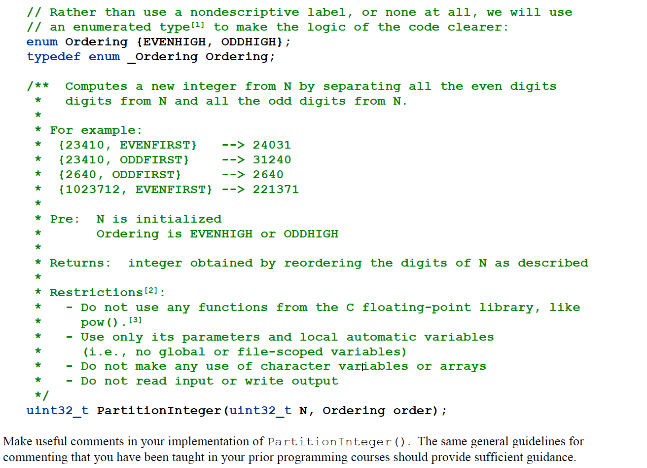 Solved For this assignment, you will use very basic C | Chegg.com