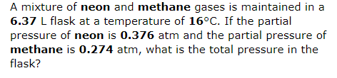 Solved A mixture of neon and methane gases is maintained in | Chegg.com