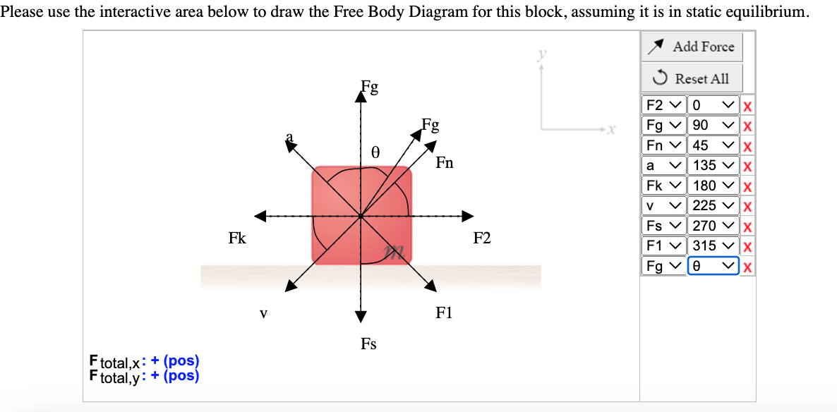 Solved (14%) Problem 7: A block with a mass of m rests on a | Chegg.com