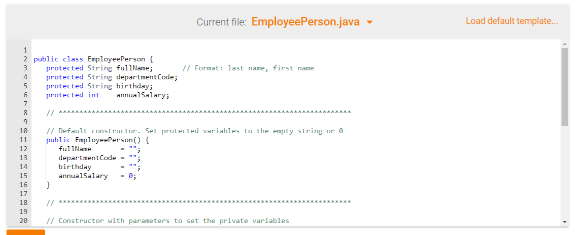 Solved zyDE 10.8.1: Inheritance: Employees and overriding a | Chegg.com Solved zyDE 10.8.1: Inheritance: Employees and overriding a | Chegg.com