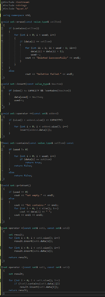 Solved I am looking for help declaring and designing a C++ | Chegg.com