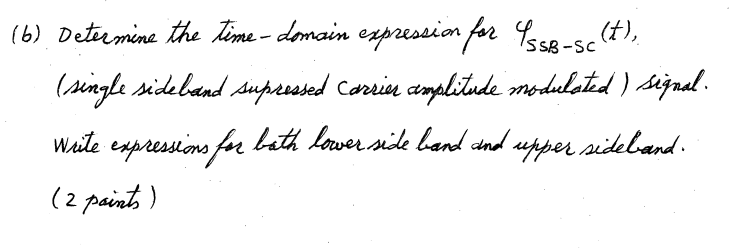 Solved Consider the information signal fit)= 2 Cos (103)+4 | Chegg.com