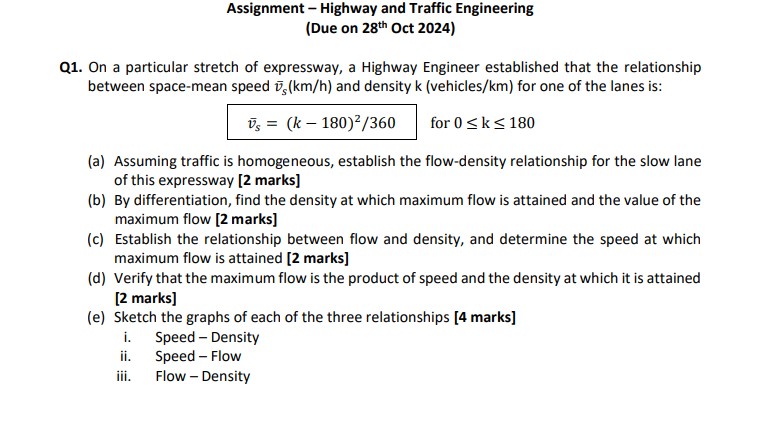 Solved Q1. ﻿On a particular stretch of expressway, a Highway | Chegg.com