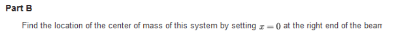 Solved Two small-sized objects are placed on a uniform 9.00 | Chegg.com
