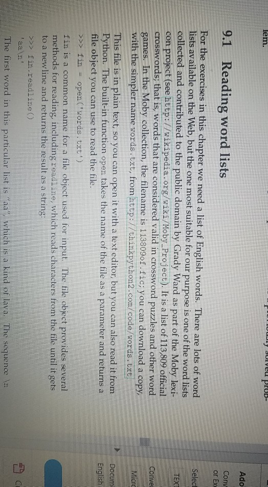 Solved Modify the above program to read dictionary items | Chegg.com