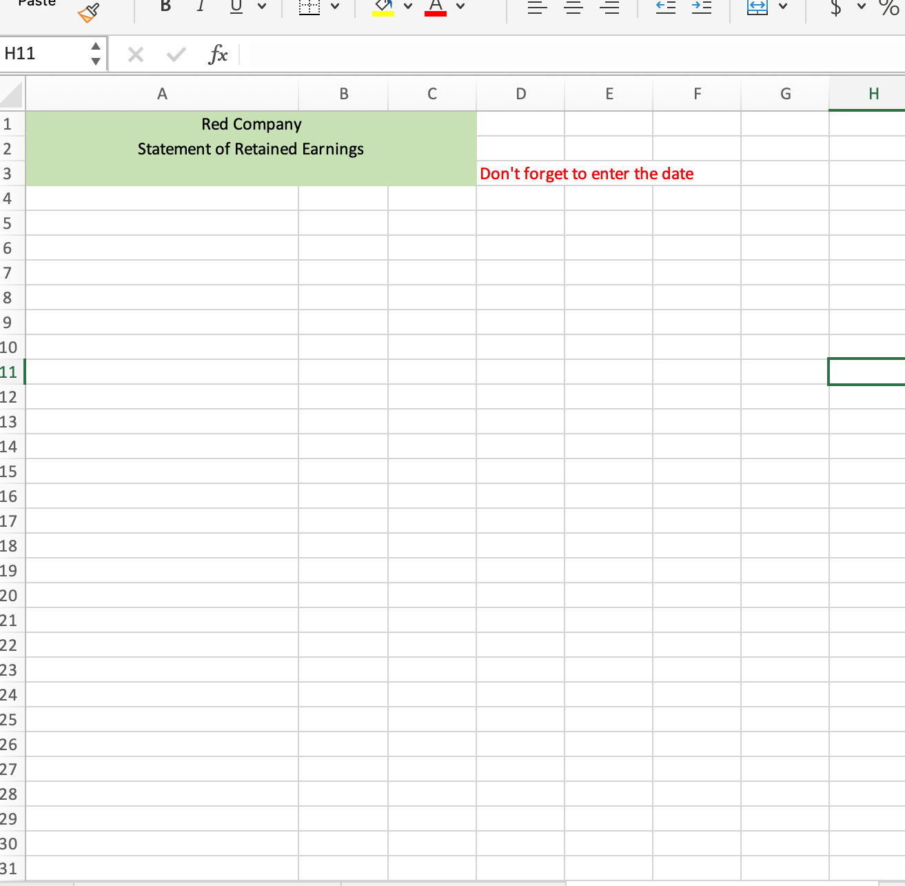 Solved Complete each of the four statements requested using | Chegg.com