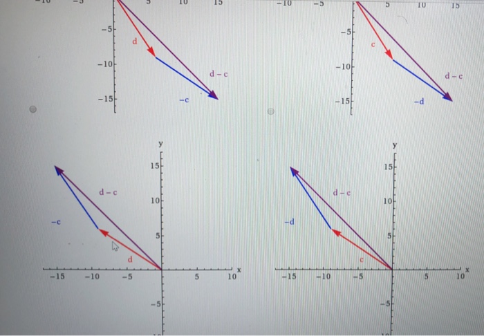 Solved Refer to the vectors below. c= [-9 | Chegg.com