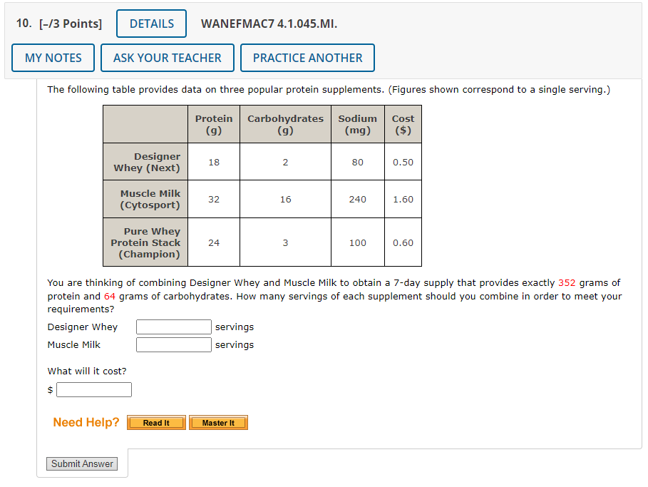 Solved The following table provides data on three popular | Chegg.com