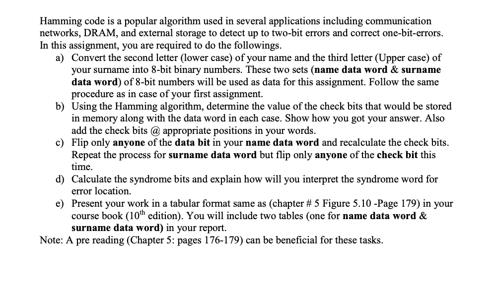 Solved *Computer orgnization* the second letter of my name: | Chegg.com